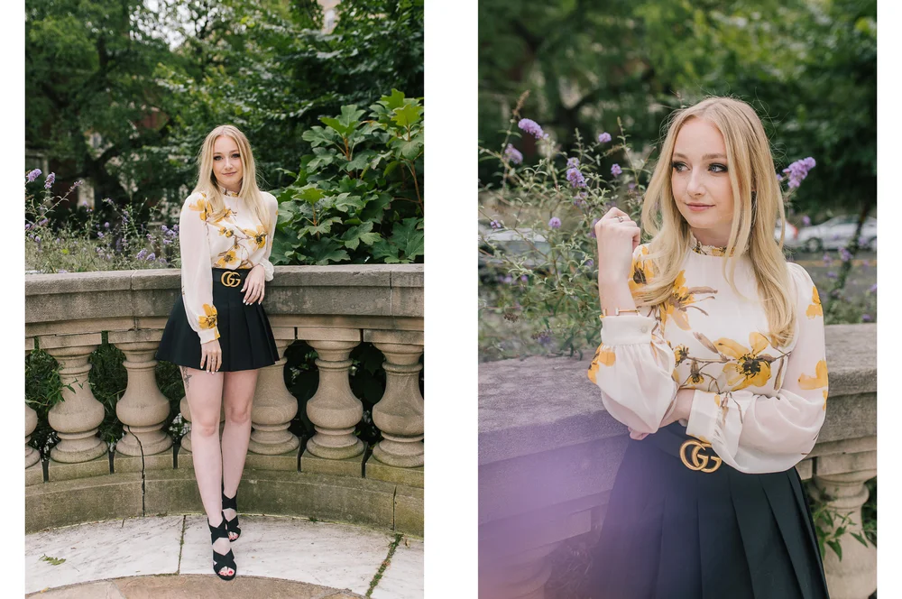 Riverside Park Gardens | 2 Outfit Portrait Session with Jen — Jessica ...