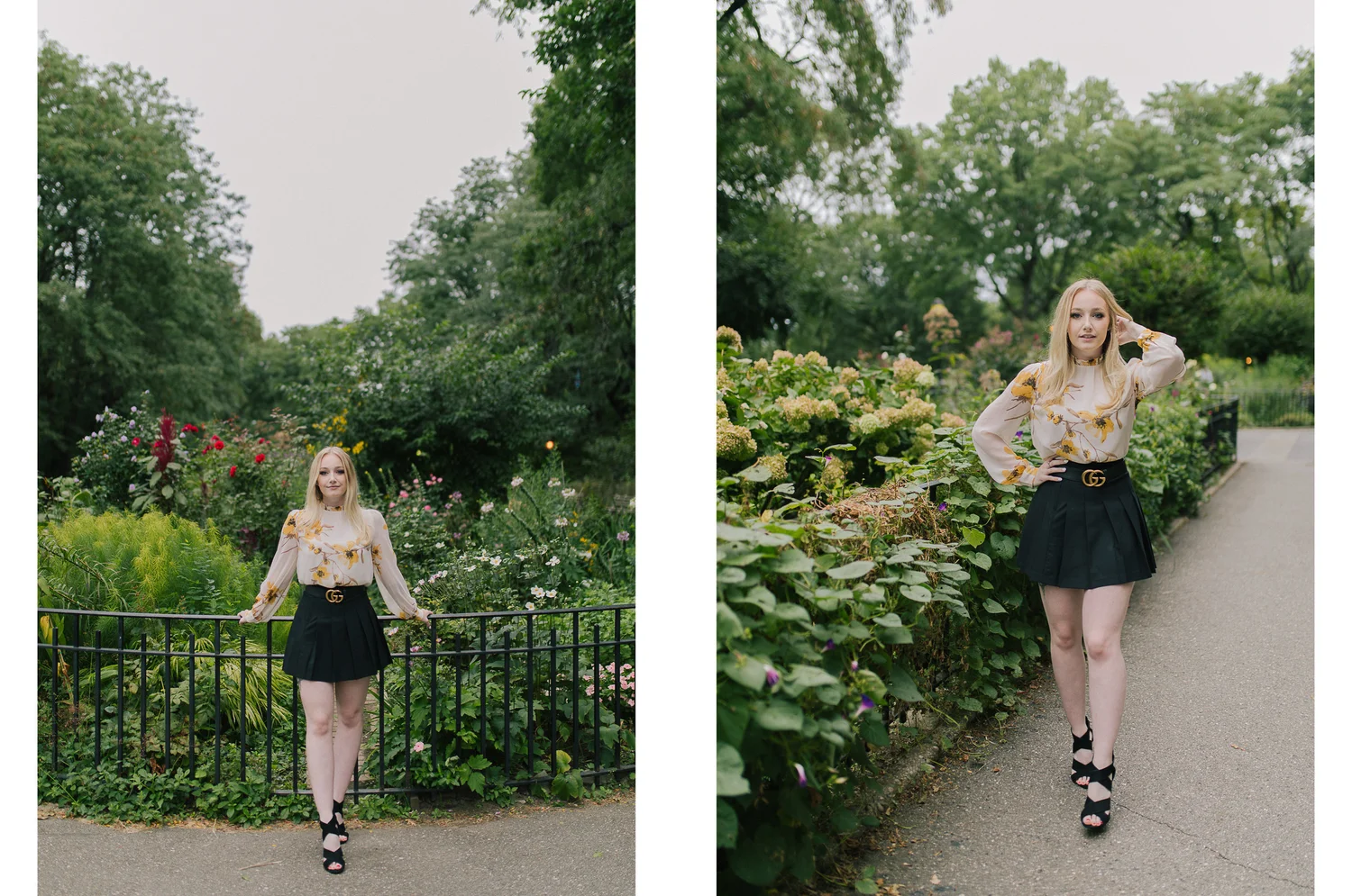 Riverside Park Gardens | 2 Outfit Portrait Session with Jen — Jessica ...