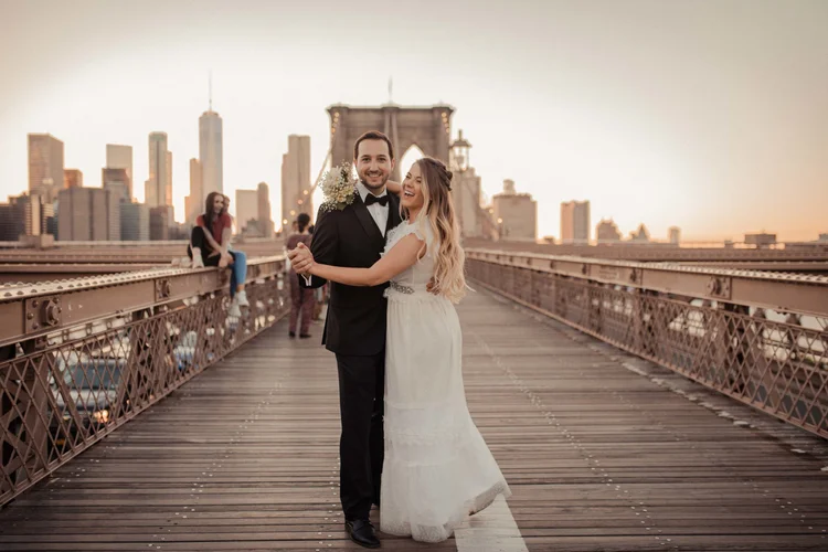 Brooklyn Bridge Vow Renewal | Sarah Nourse + Matthias Durrer — Jessica ...