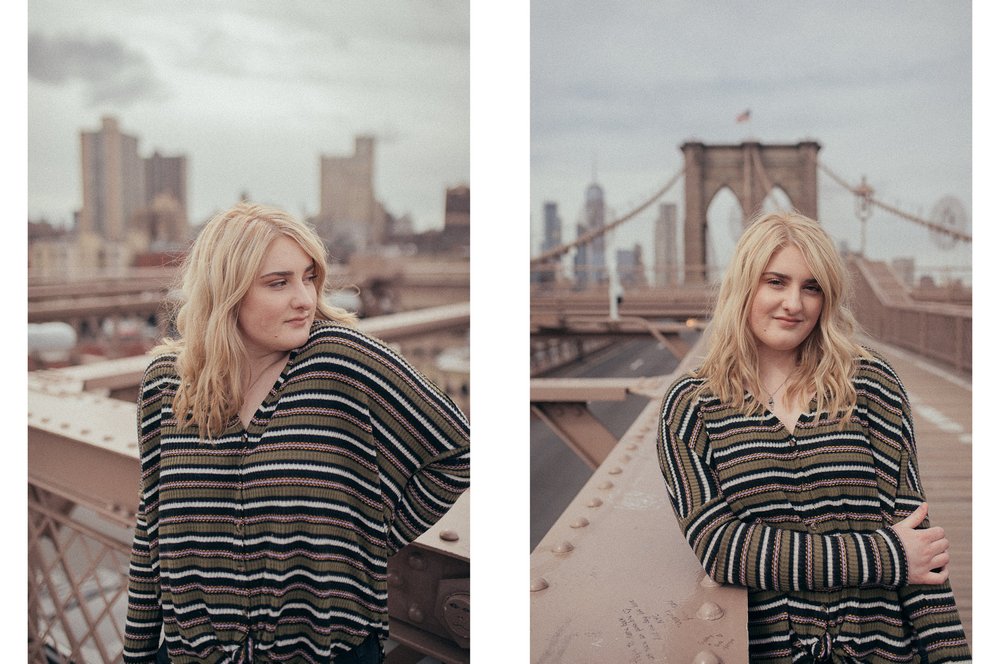johnna senior portrait session | brooklyn bridge + central park ...