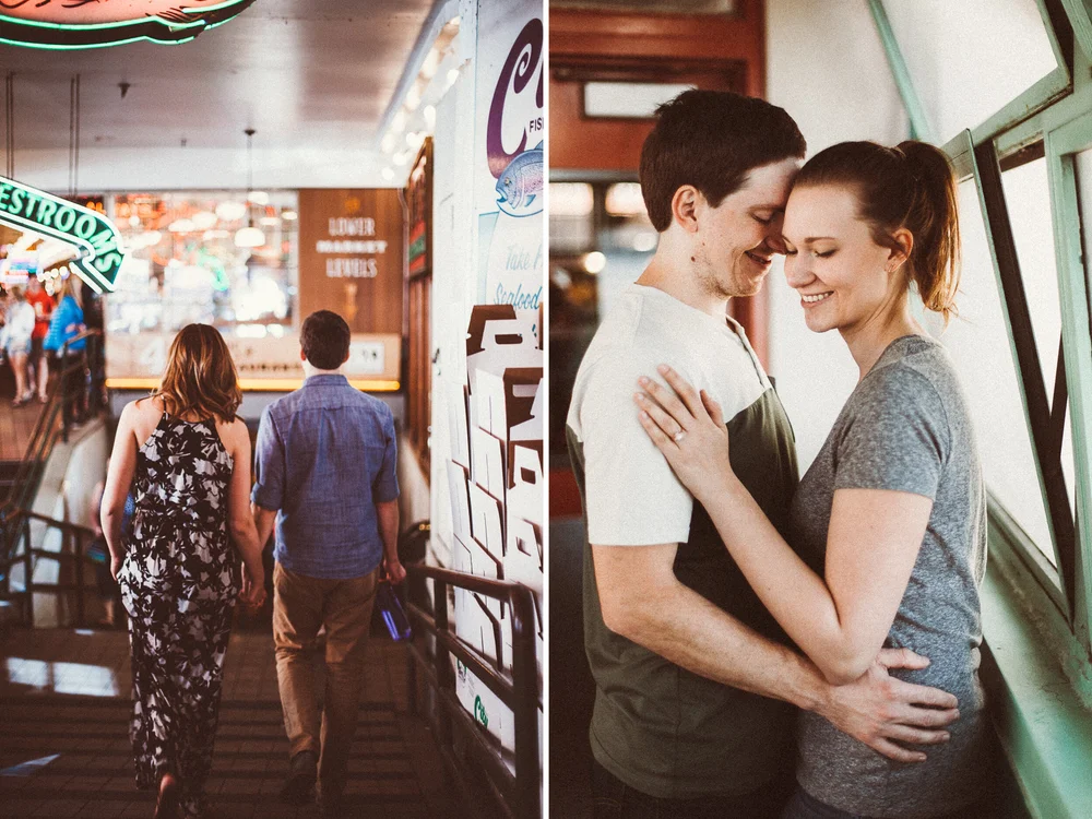 pike place market engagmenet x cassandra + joe — Jessica Whitaker