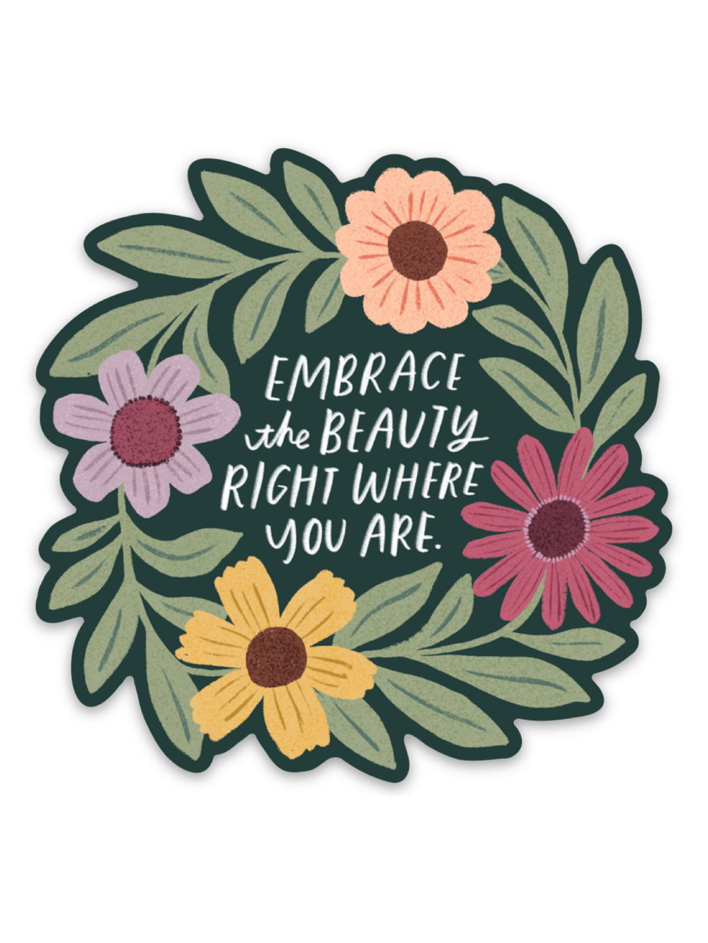 Flowers of Tomorrow Sticker — Kercia Jane Design