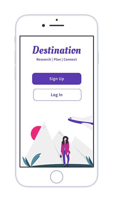 Destination: Travel Activity Planning App (UX/UI) — Allison Kobren
