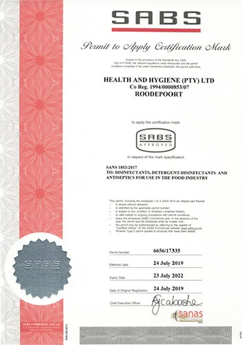 Efficacy and Safety — F10 Disinfectants