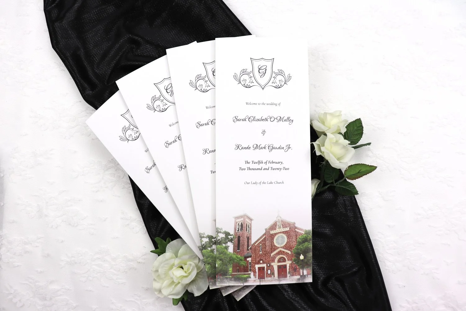Catholic Wedding Program Cover