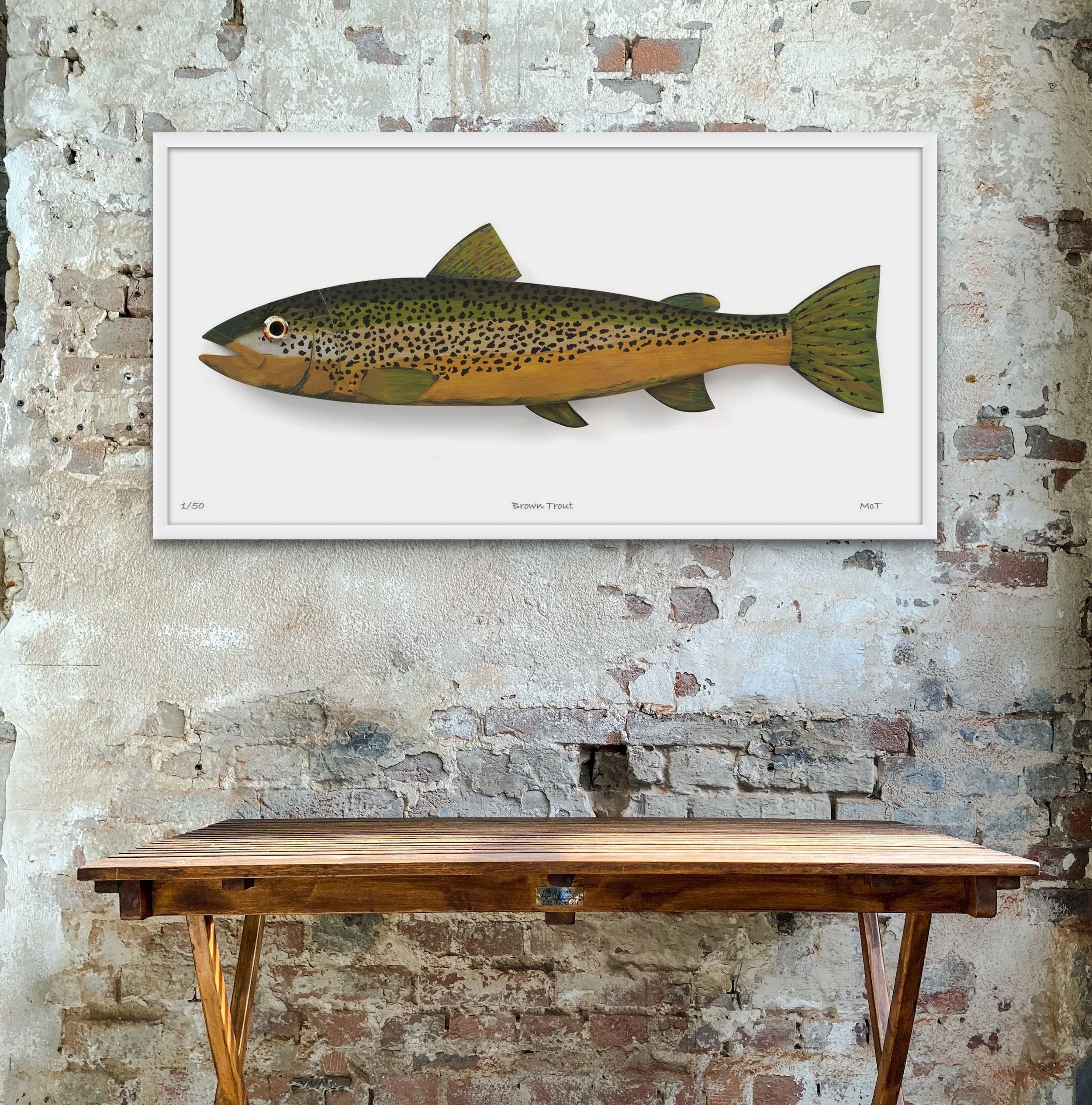 Brown Trout Print — MAC-ART