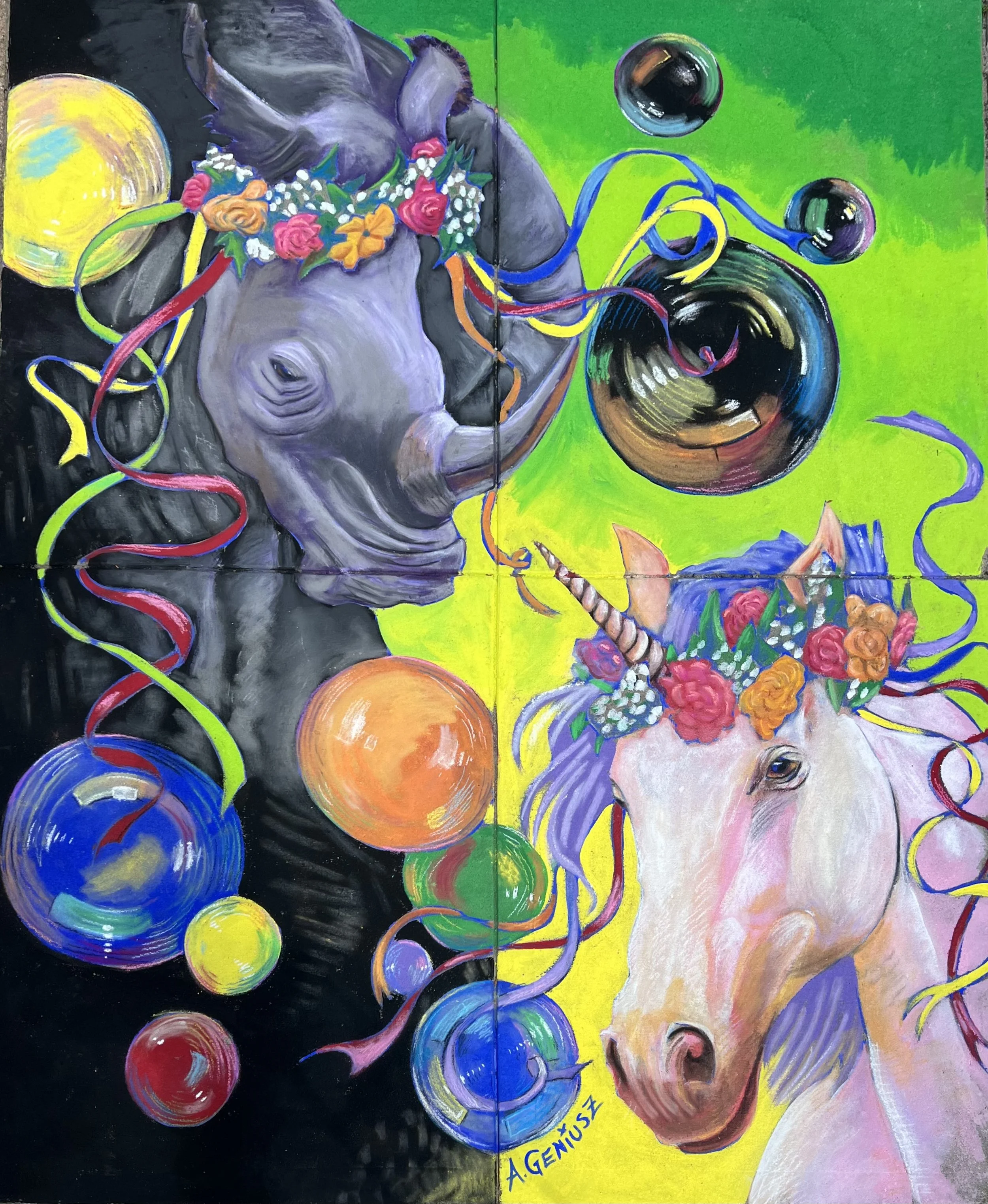 Chalk Art Gallery — A. Geniusz