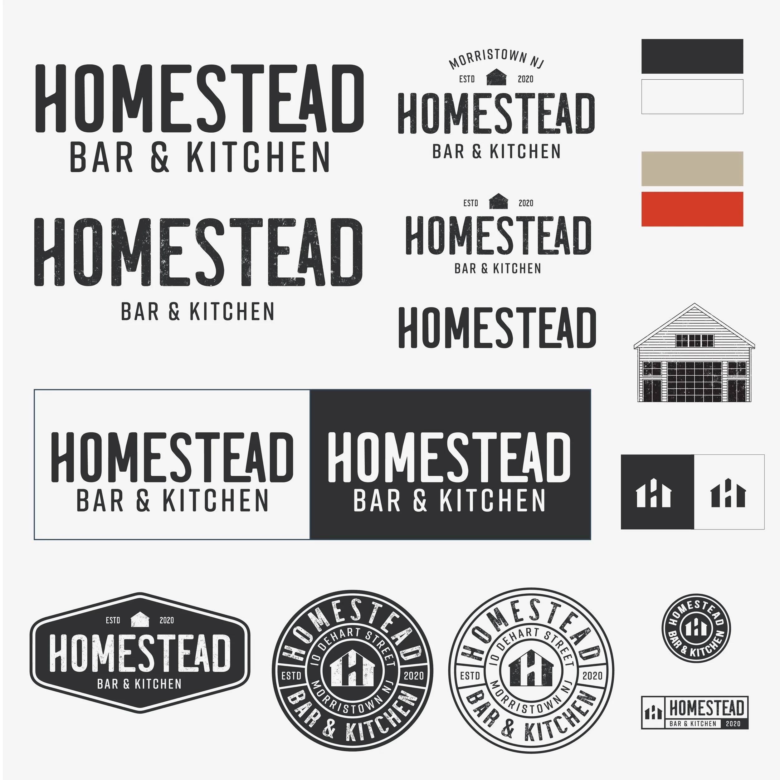 Homestead Bar & Kitchen Branding — Pfeifer Design