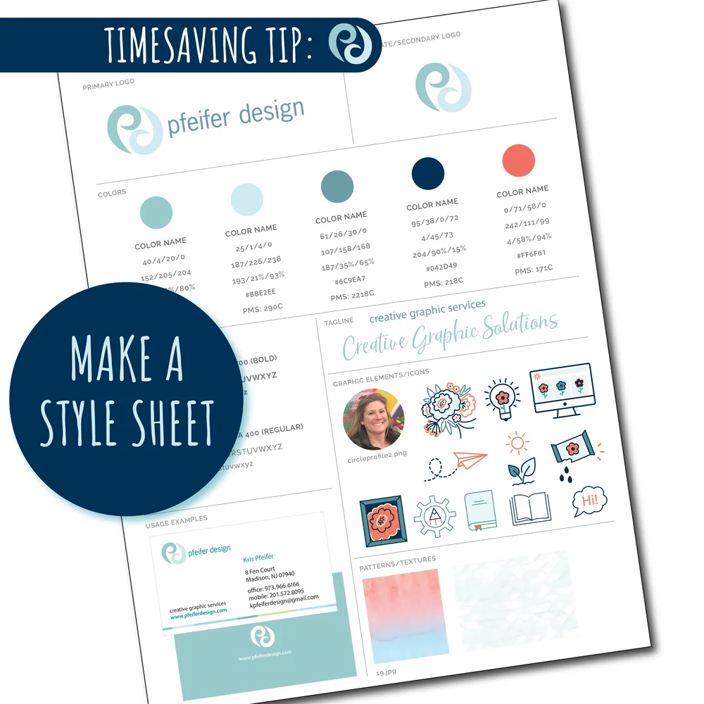 Timesaving Tip - Use a style guide — Pfeifer Design