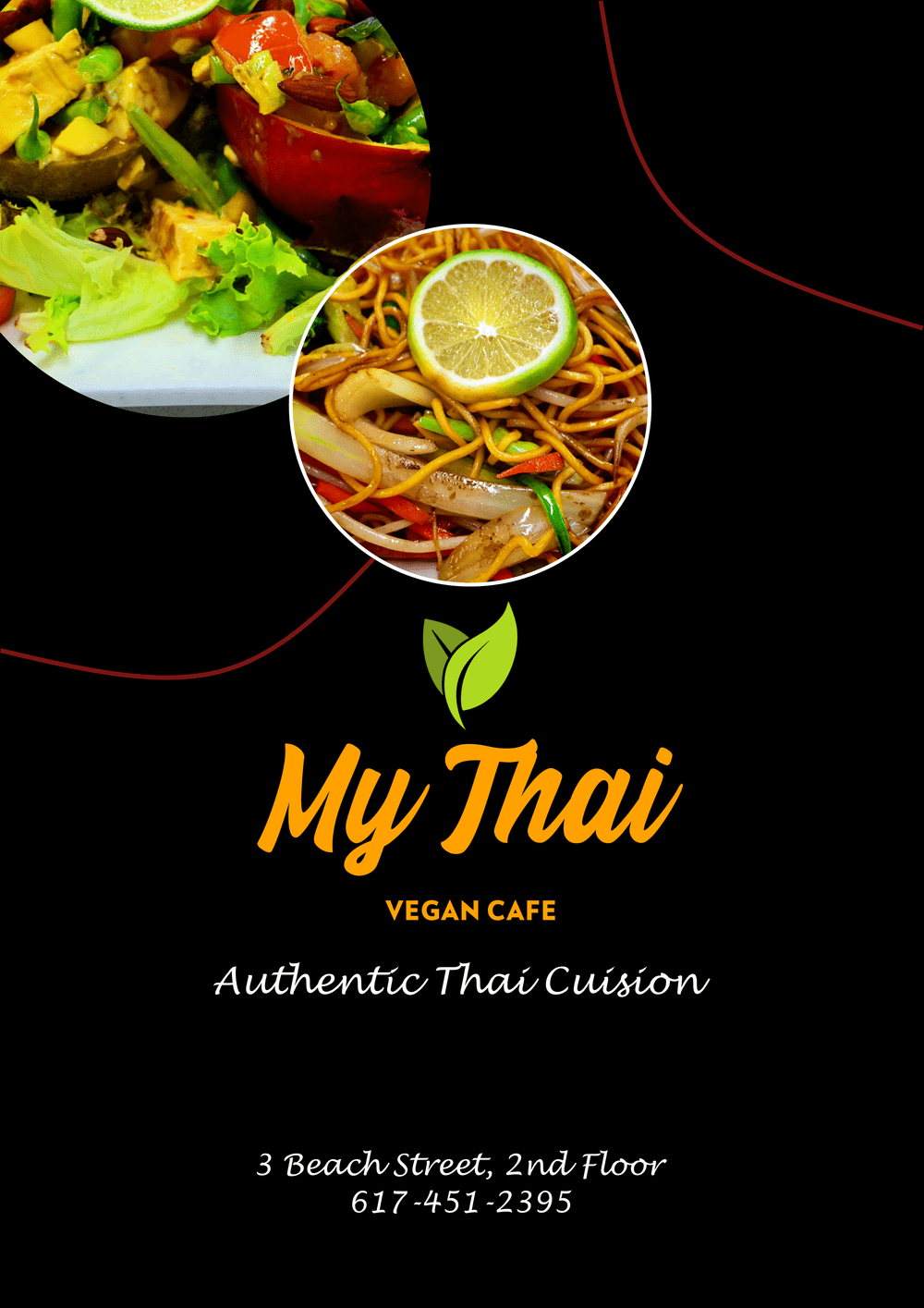 Menu 1 — My Thai Vegan Cafe
