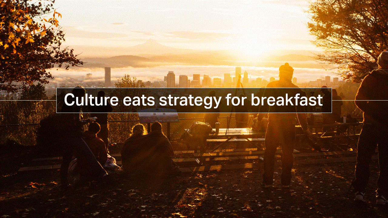 Culture Eats Strategy for Breakfast — Futurist Dave Wild