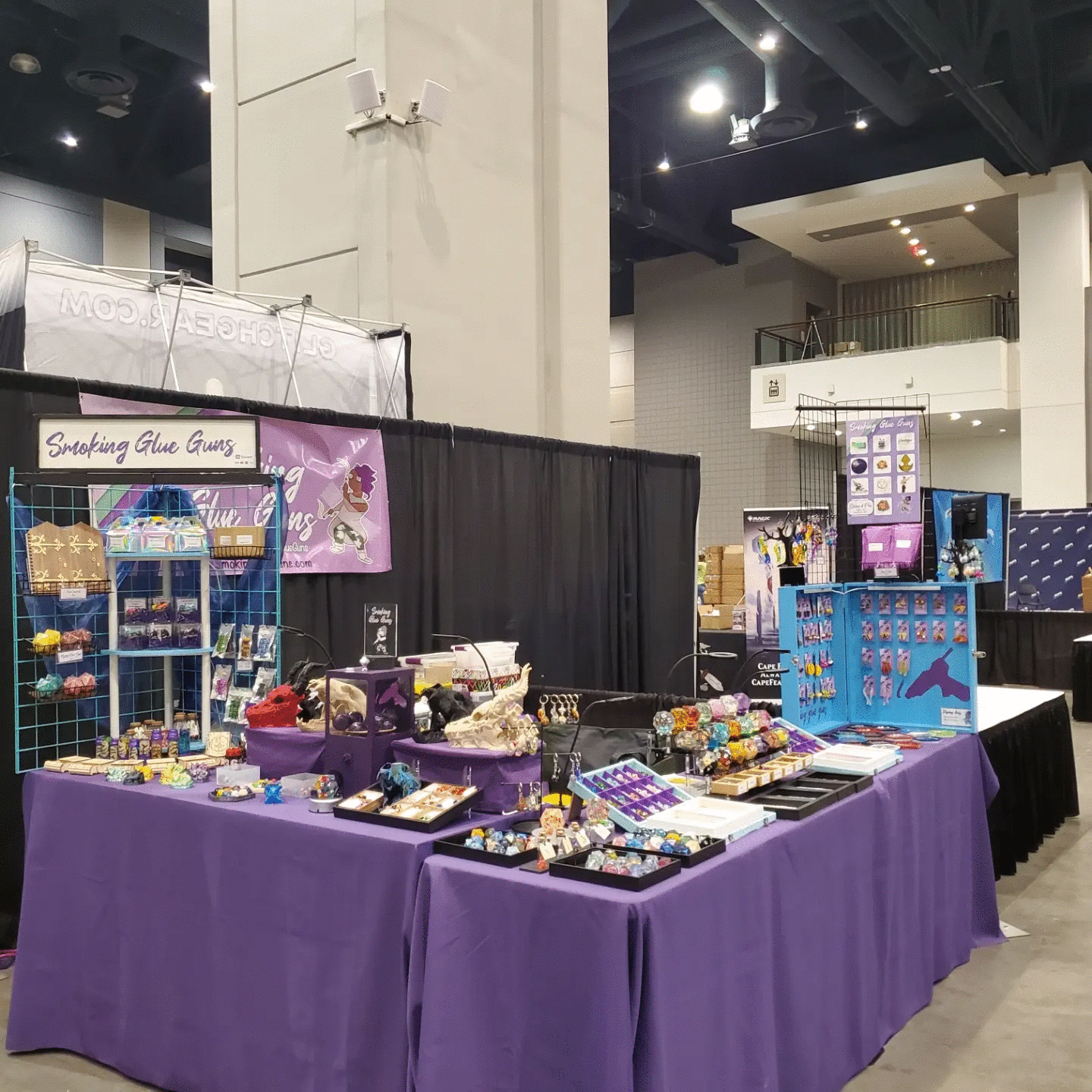 Booth Layout — Smoking Glue Guns