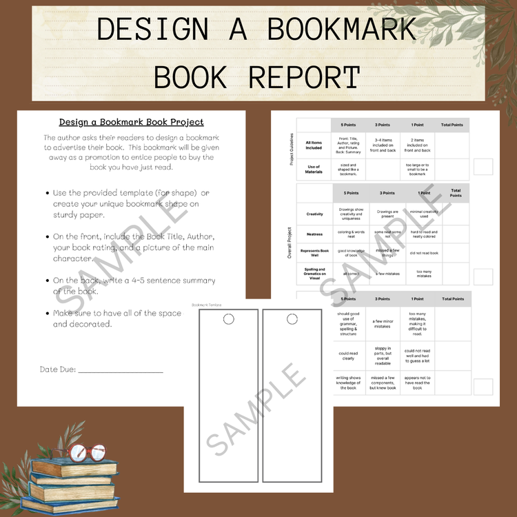 Alternative Book Reports — Momma Bear School