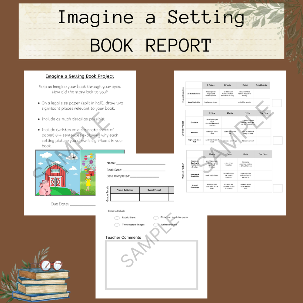 Alternative Book Reports — Momma Bear School