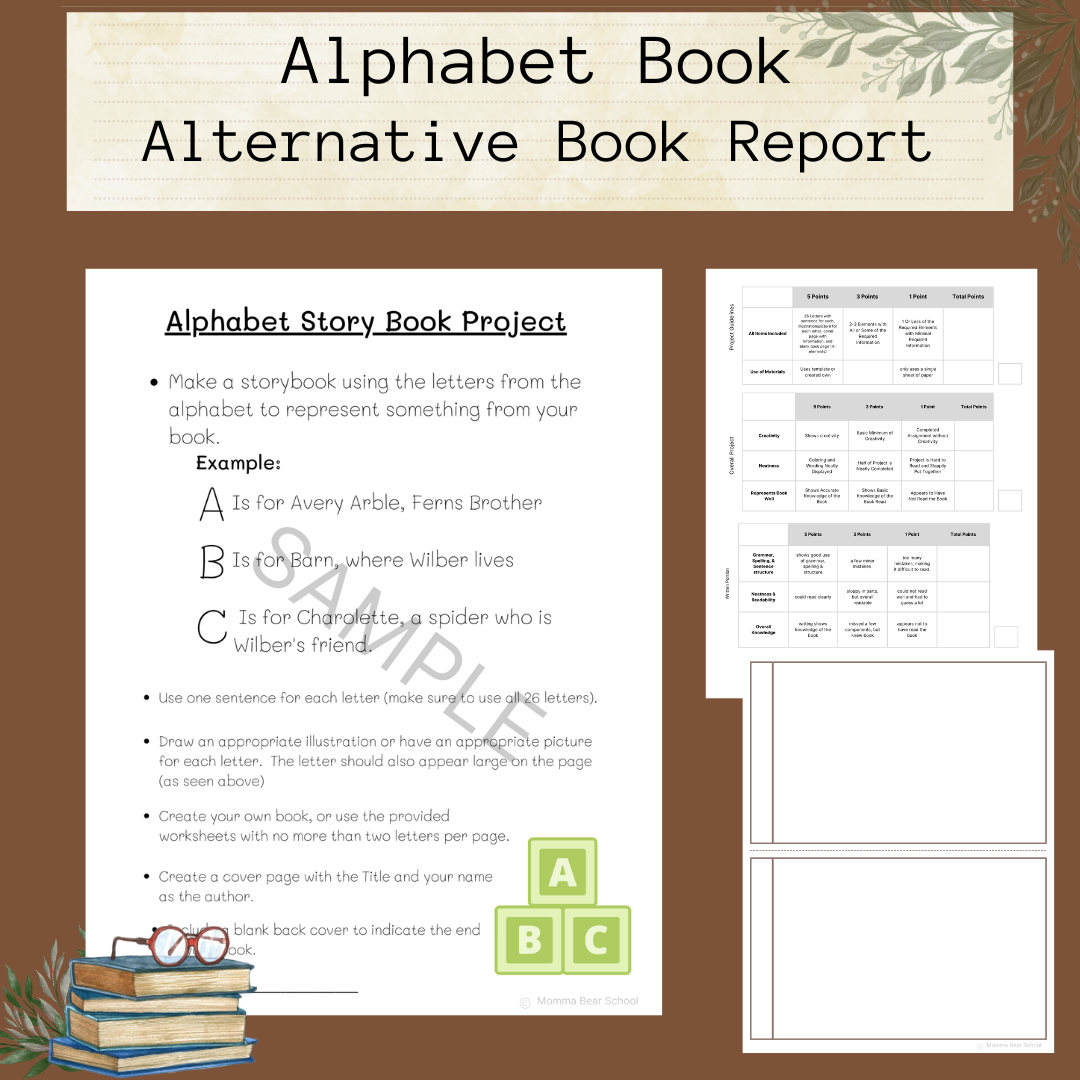 Alternative Book Reports — Momma Bear School