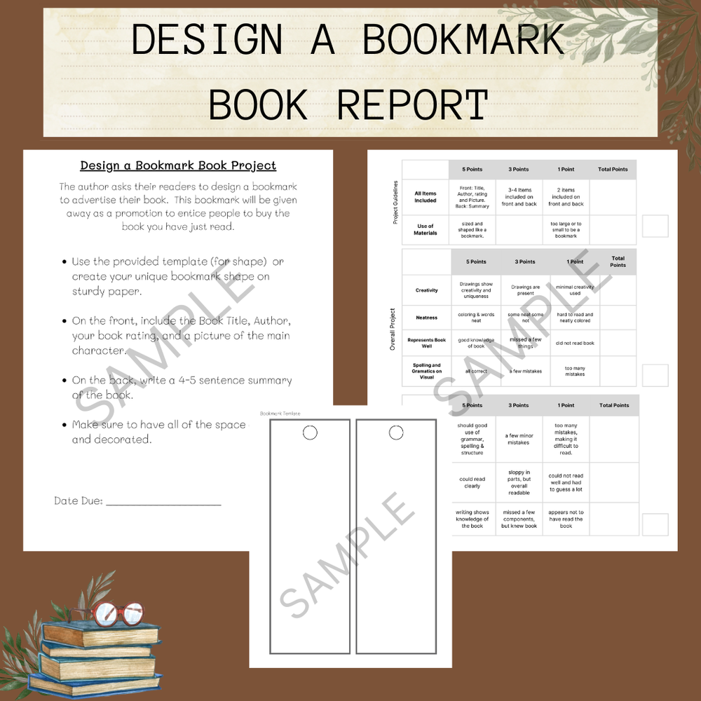 Alternative Book Reports — Momma Bear School