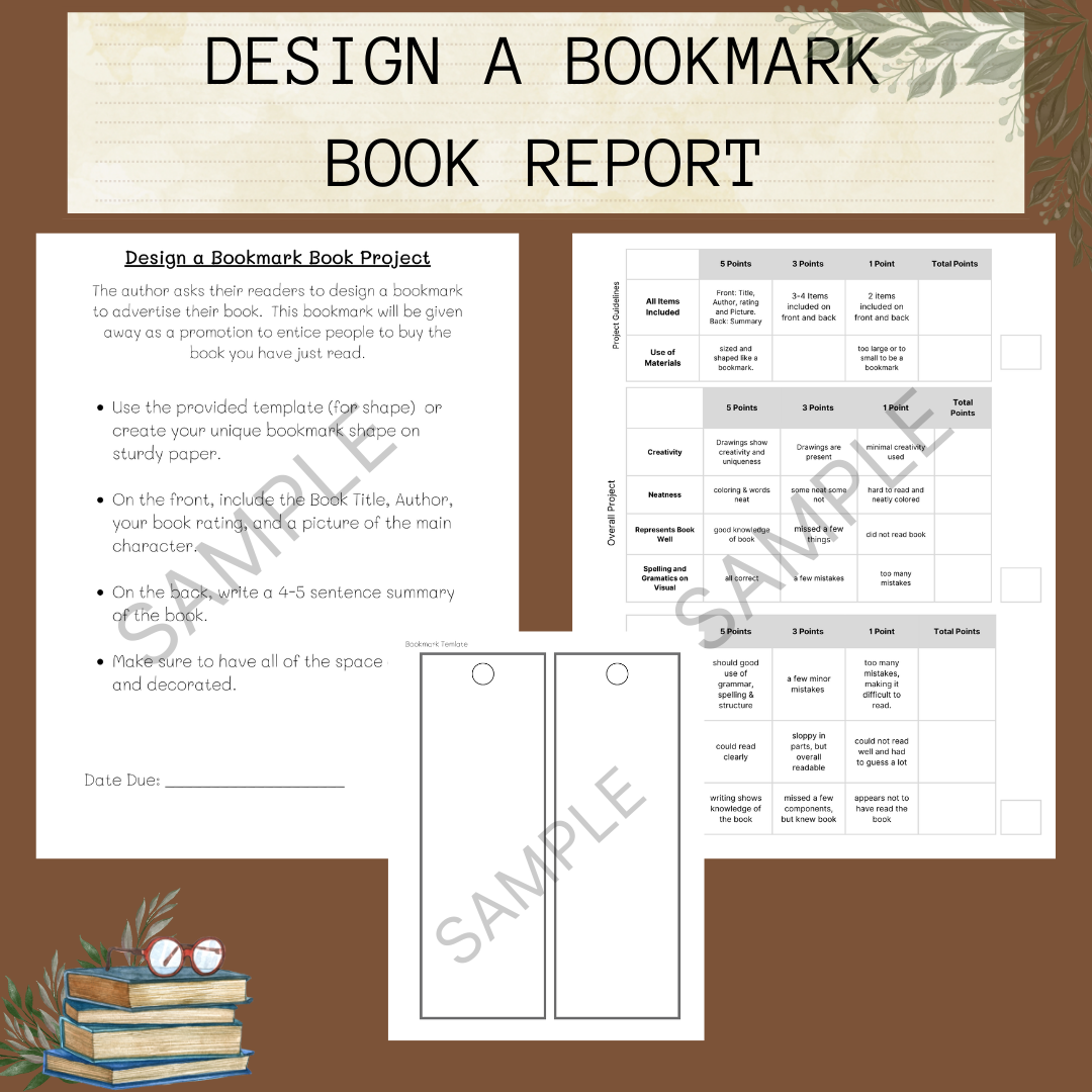 Alternative Book Reports — Momma Bear School