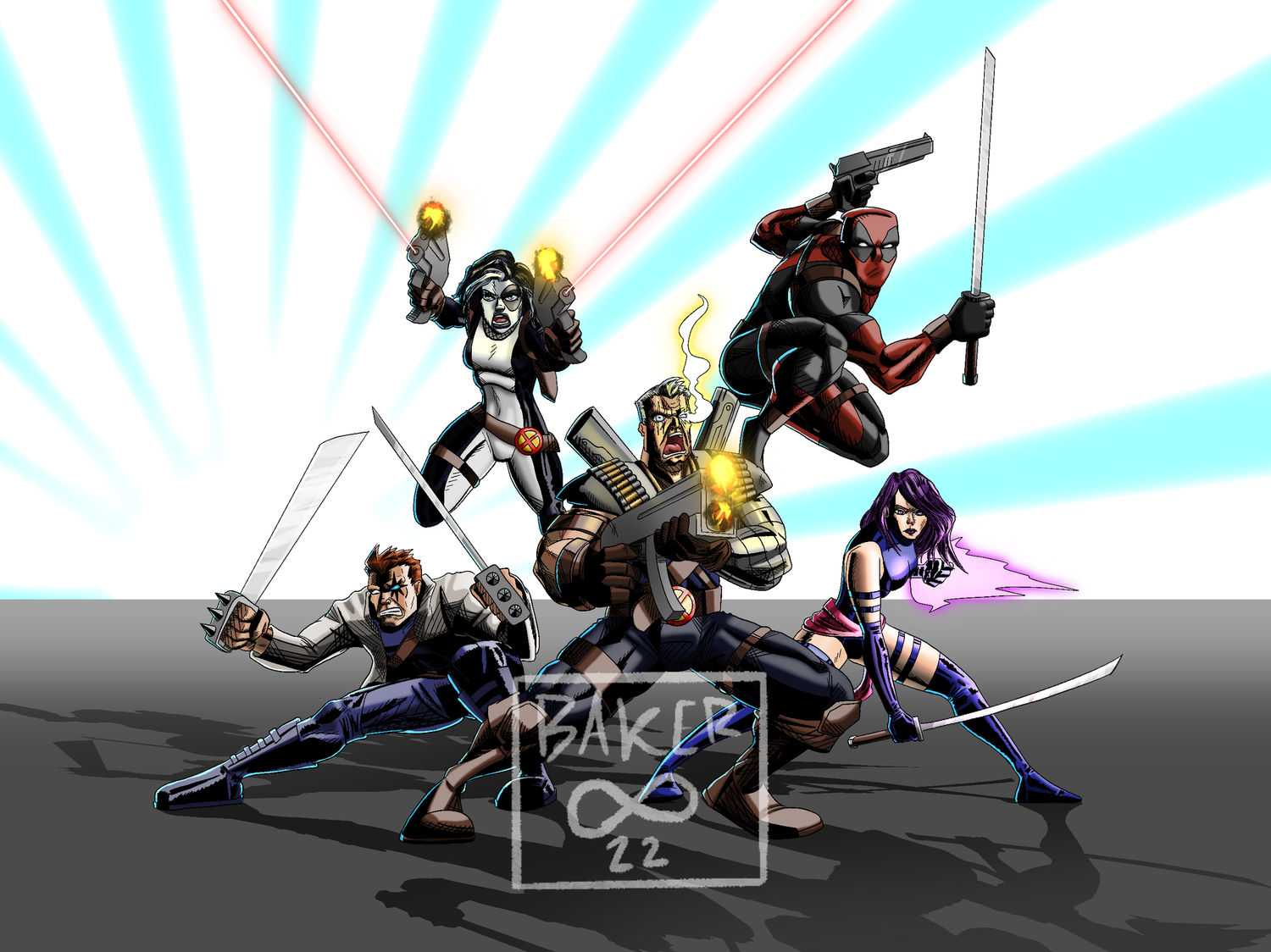 Explore this stunning collection of comic art by Jeff Baker: a visual feast for comic lovers ...