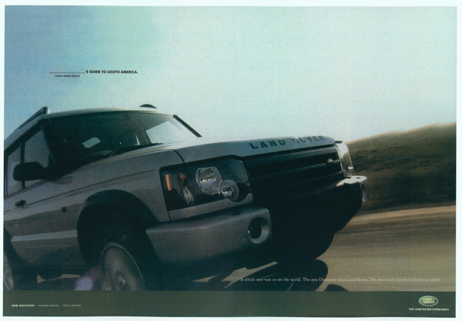 LAND ROVER — Trent Patterson