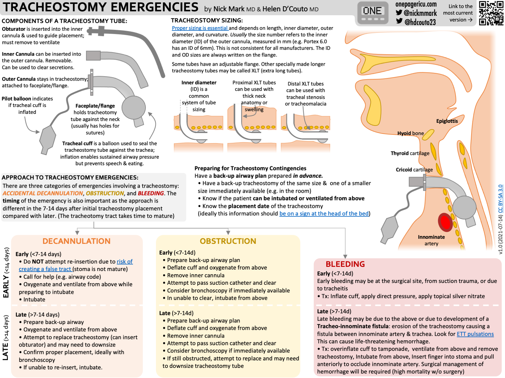 Tracheostomy Emergencies Obstruction Decannulation Bleeding ICU Tracheostomy Emergencies Obstruction Decannulation Bleeding ICU