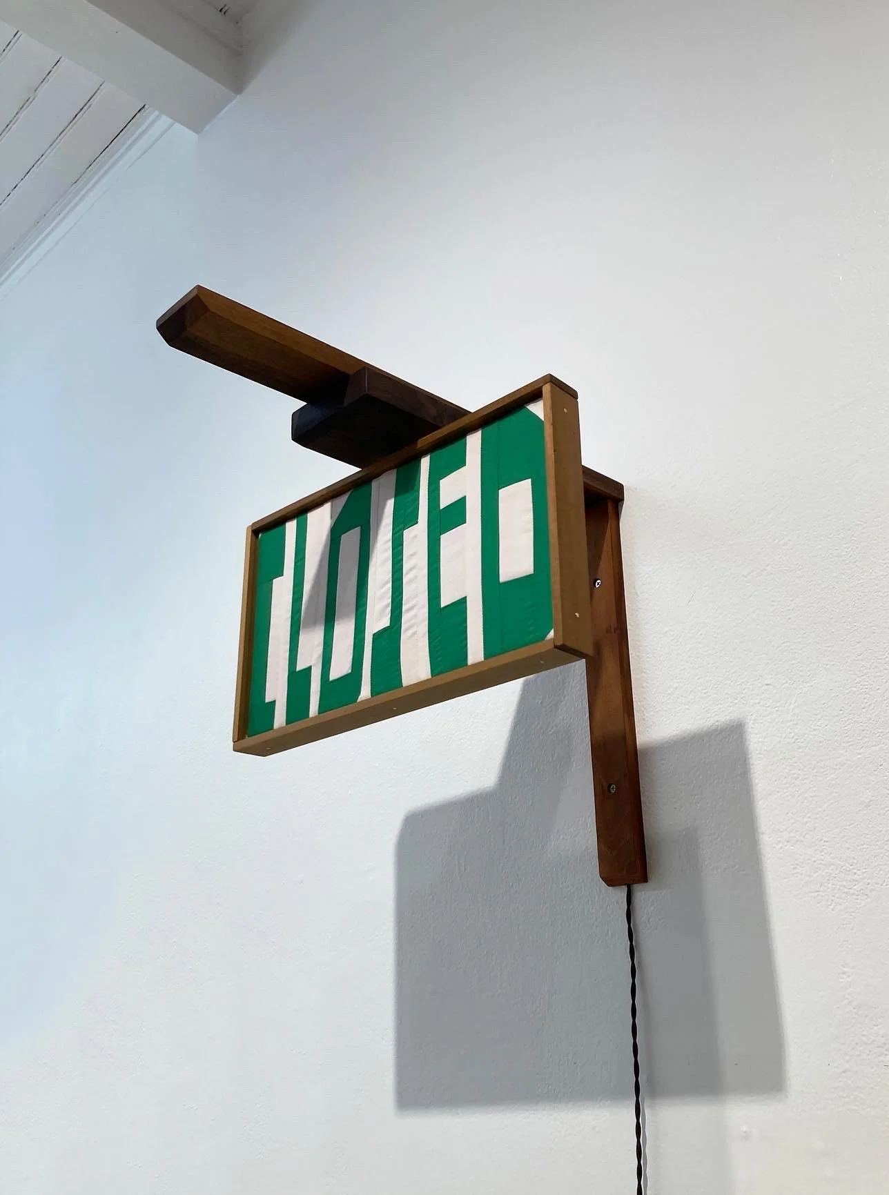 Open/Closed Spinning Sign — Jeffrey Sincich