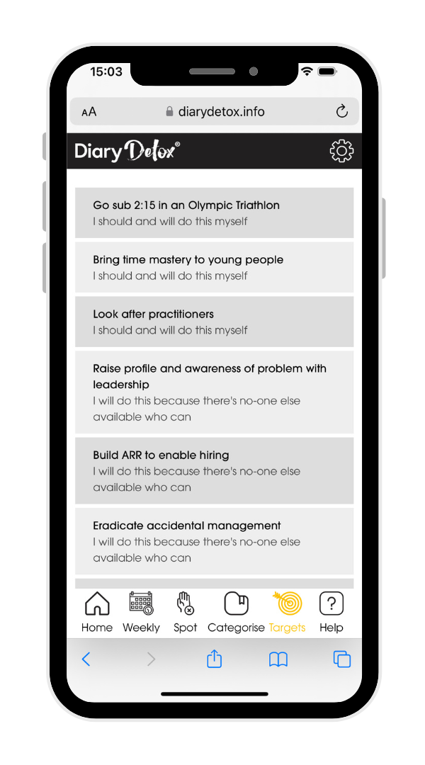 Diary Detox - Let's eradicate accidental management