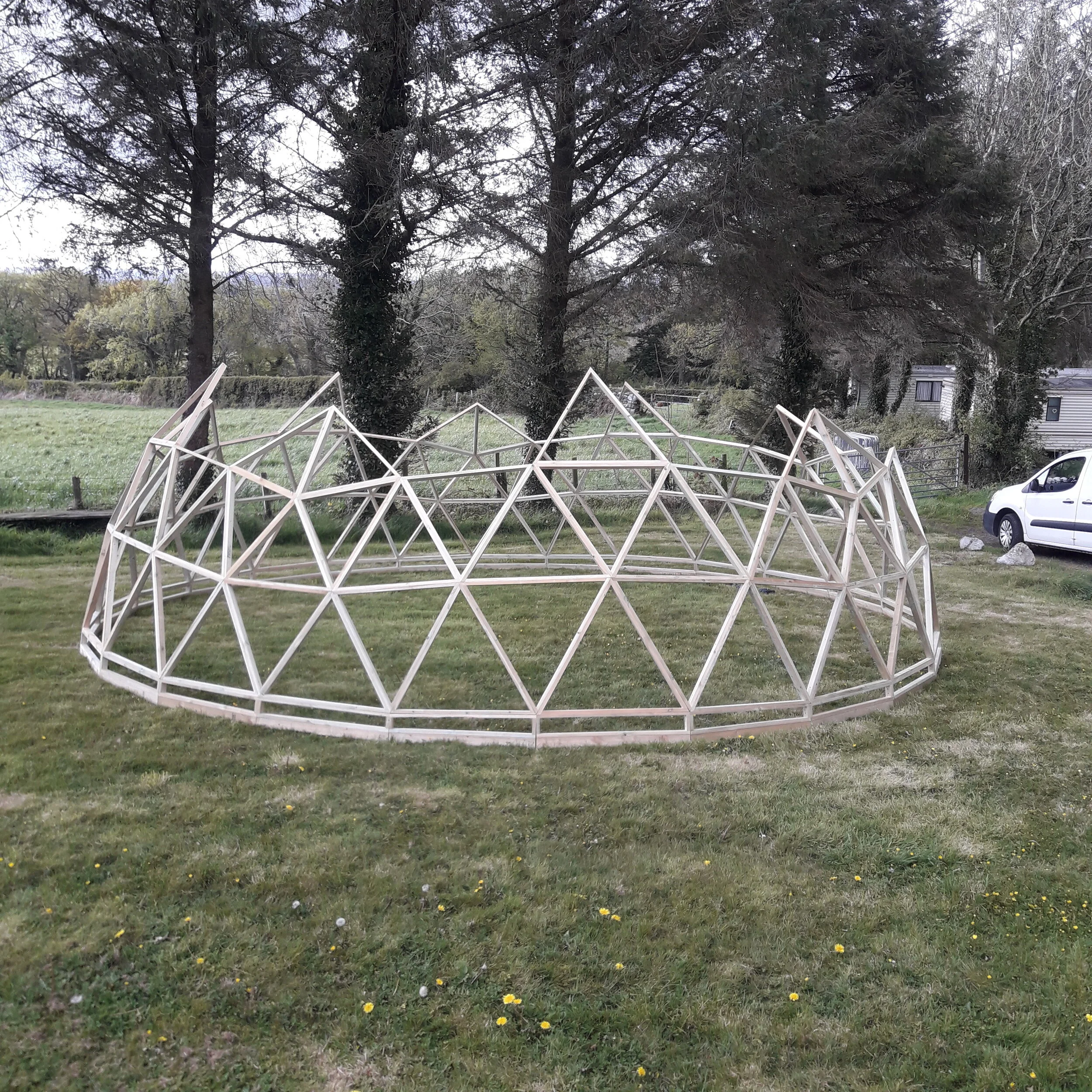 5v 8m Diameter Geodesic Dome — Snowdon Domes