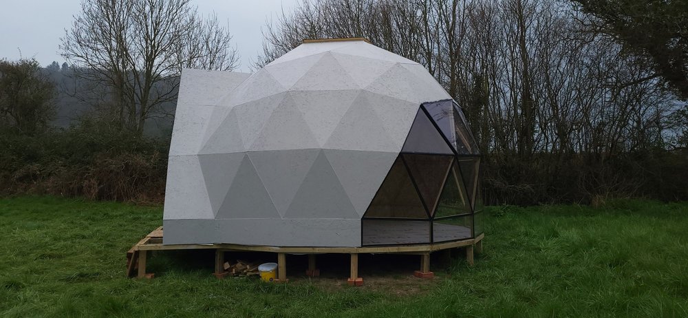 Geodesic Dome Pod, Garden Room, Glamping Pod, Home Office — Snowdon Domes