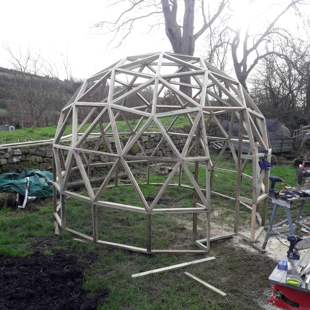 Geodesic Dome Frame - 3.5m Diameter — Snowdon Domes
