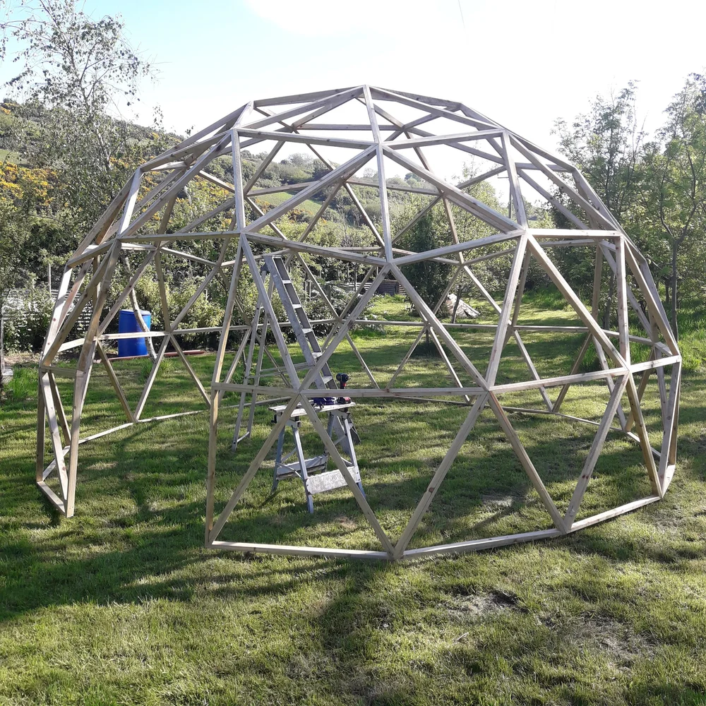 Geodesic Dome Frame - 5.5m Diameter — Snowdon Domes