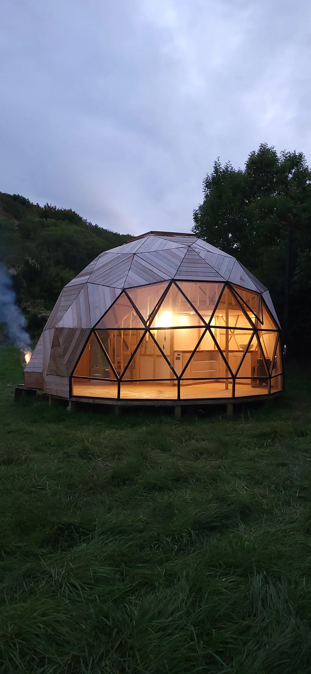 Geodesic Dome Pod, Garden Room, Glamping Pod, Home Office — Snowdon Domes