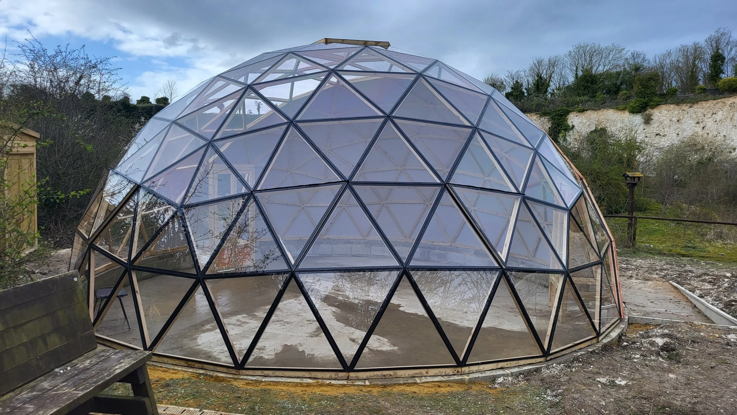 Monkton Nature Reserve - 8m diameter geodesic dome — Snowdon Domes