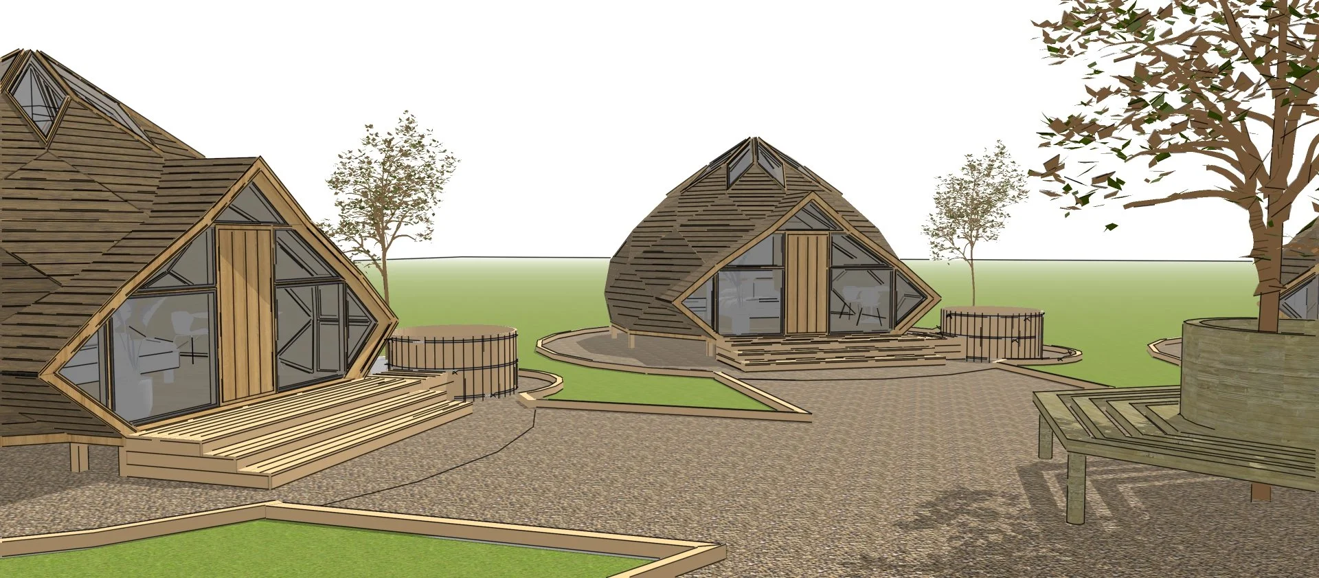Garden Rooms & Glamping Pods — Snowdon Domes