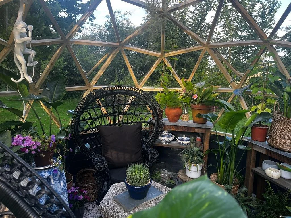 Kims Dome - 3.5m diameter geodesic dome garden room — Snowdon Domes