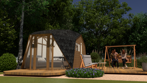 Garden Rooms & Glamping Pods — Snowdon Domes
