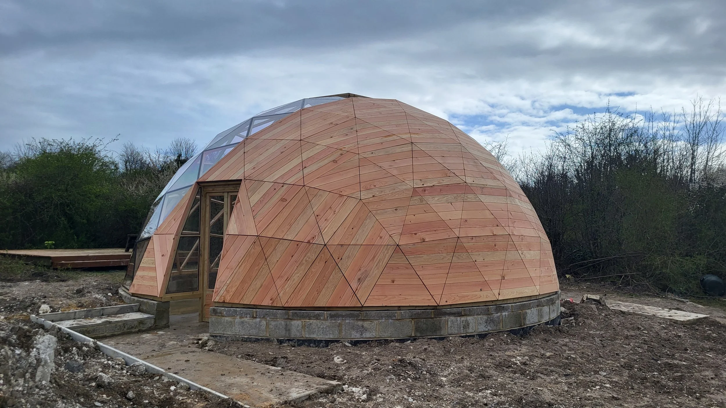 Monkton Nature Reserve - 8m diameter geodesic dome — Snowdon Domes