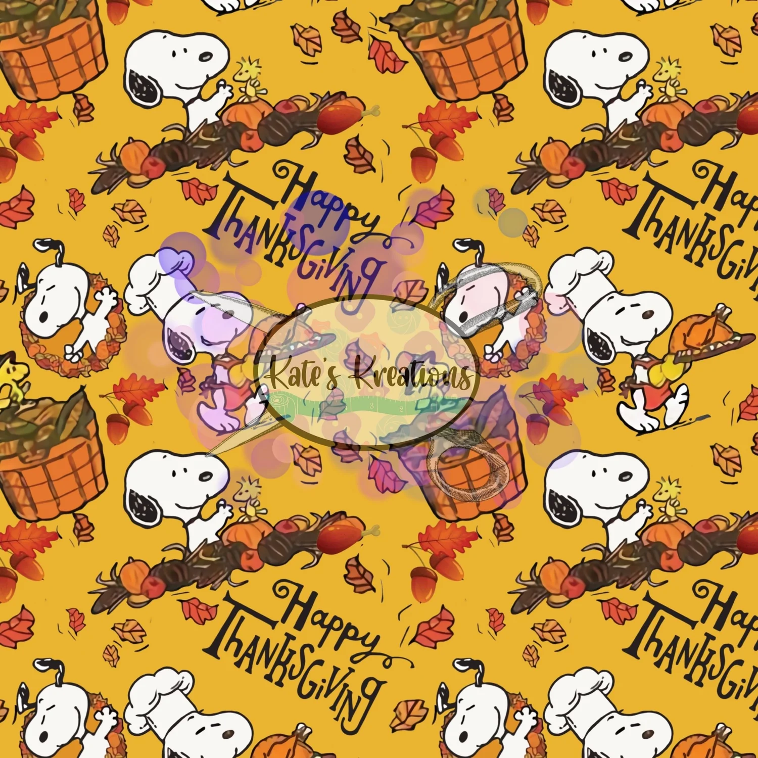 Happy Thanksgiving Snoopy Cover