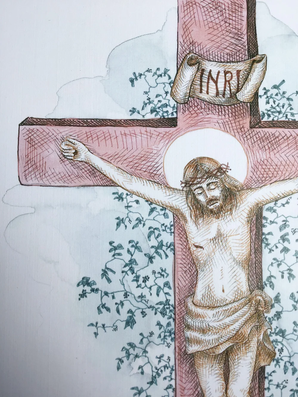 Jesus On The Cross Pencil Drawings