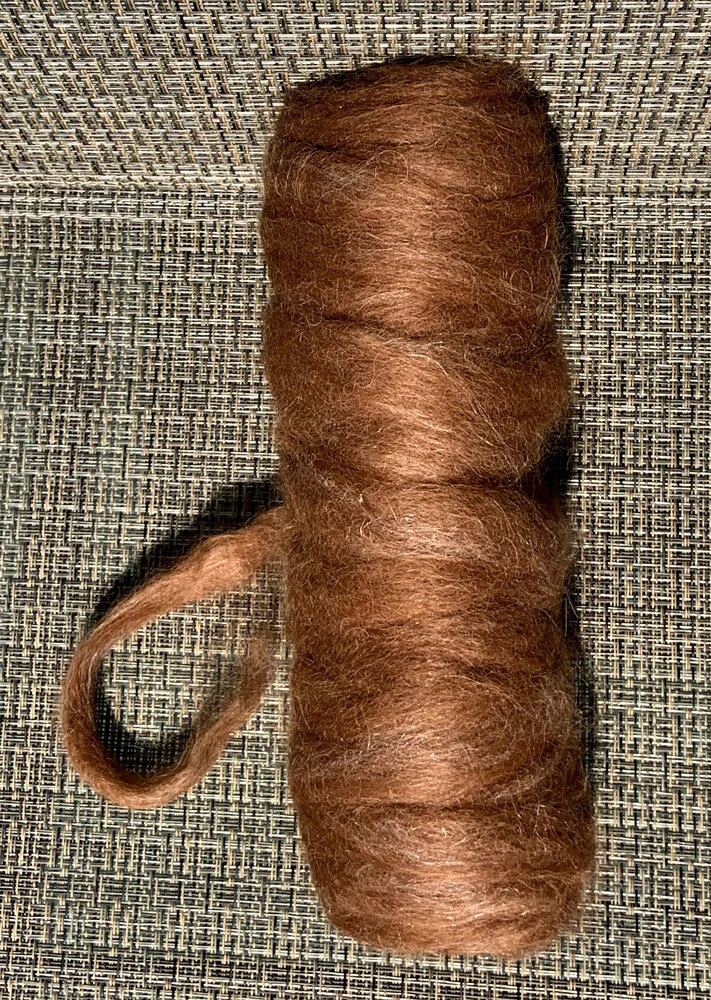 Shirley Temple's Frosted Chocolate Dream Alpaca Roving — Magic Meadows ...