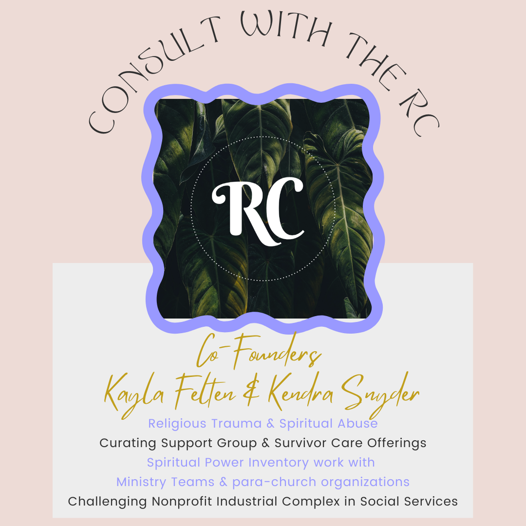 Consult with the RC — Reclamation Collective