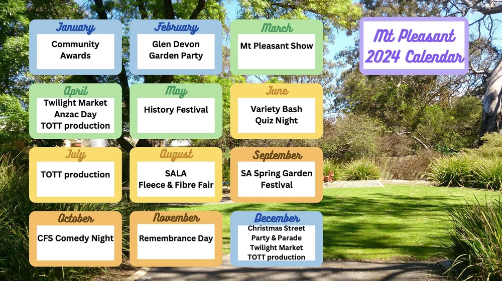 Mount Pleasant South Australia Newsletter — mpb