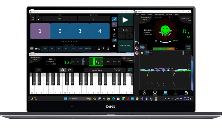 TE Tuner & Metronome for Windows/Mac — TonalEnergy, Inc.