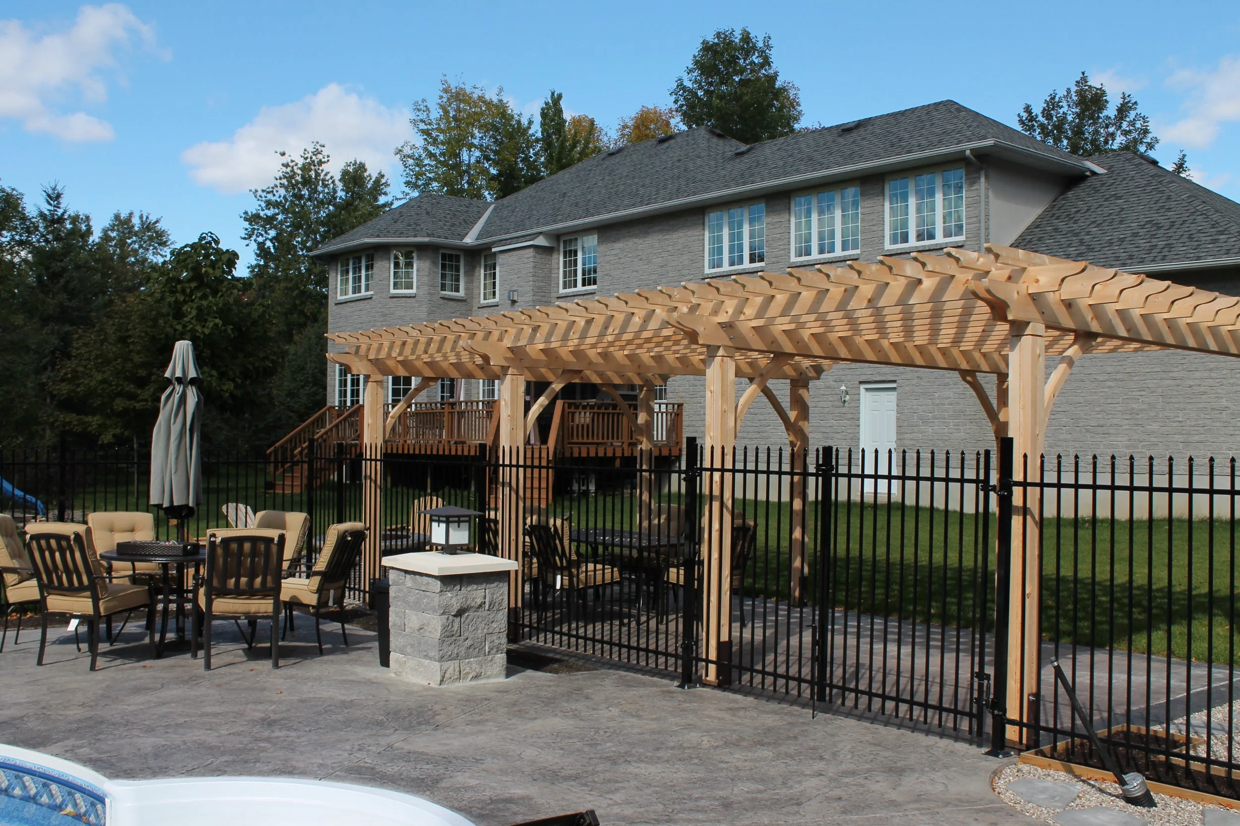 Design and build custom pergolas, cedar sheds, and outdoor screens with ...