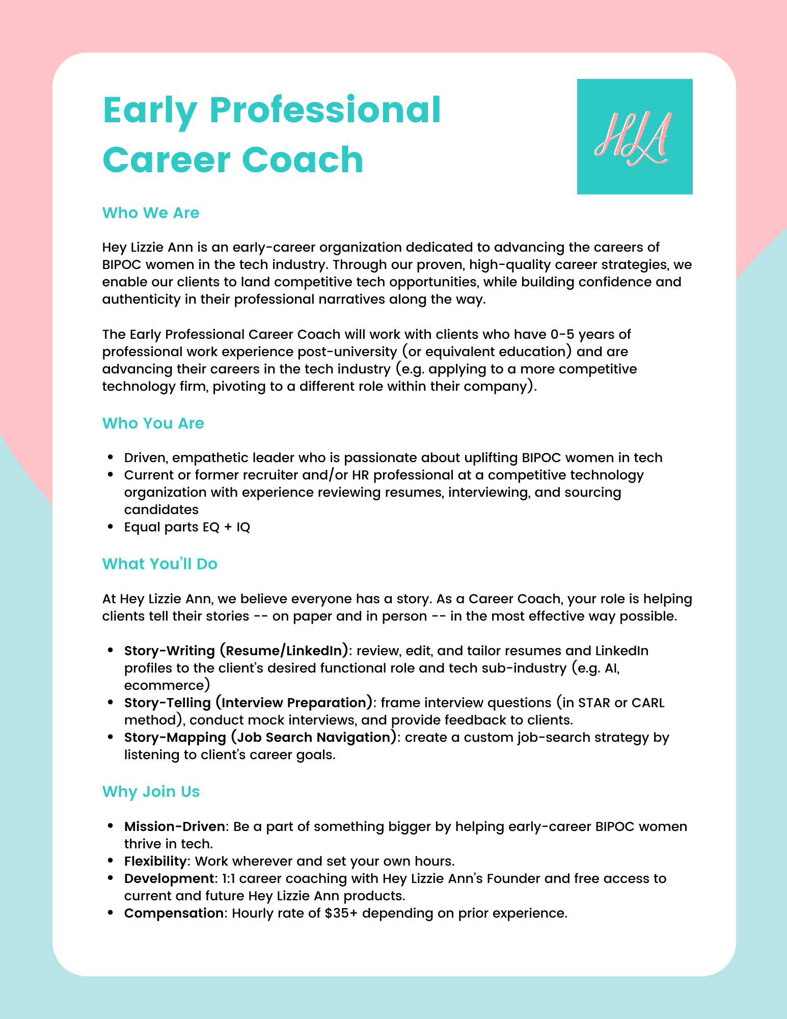 Jobs — Hey Lizzie Ann | Early-Career Consulting for Women in Tech
