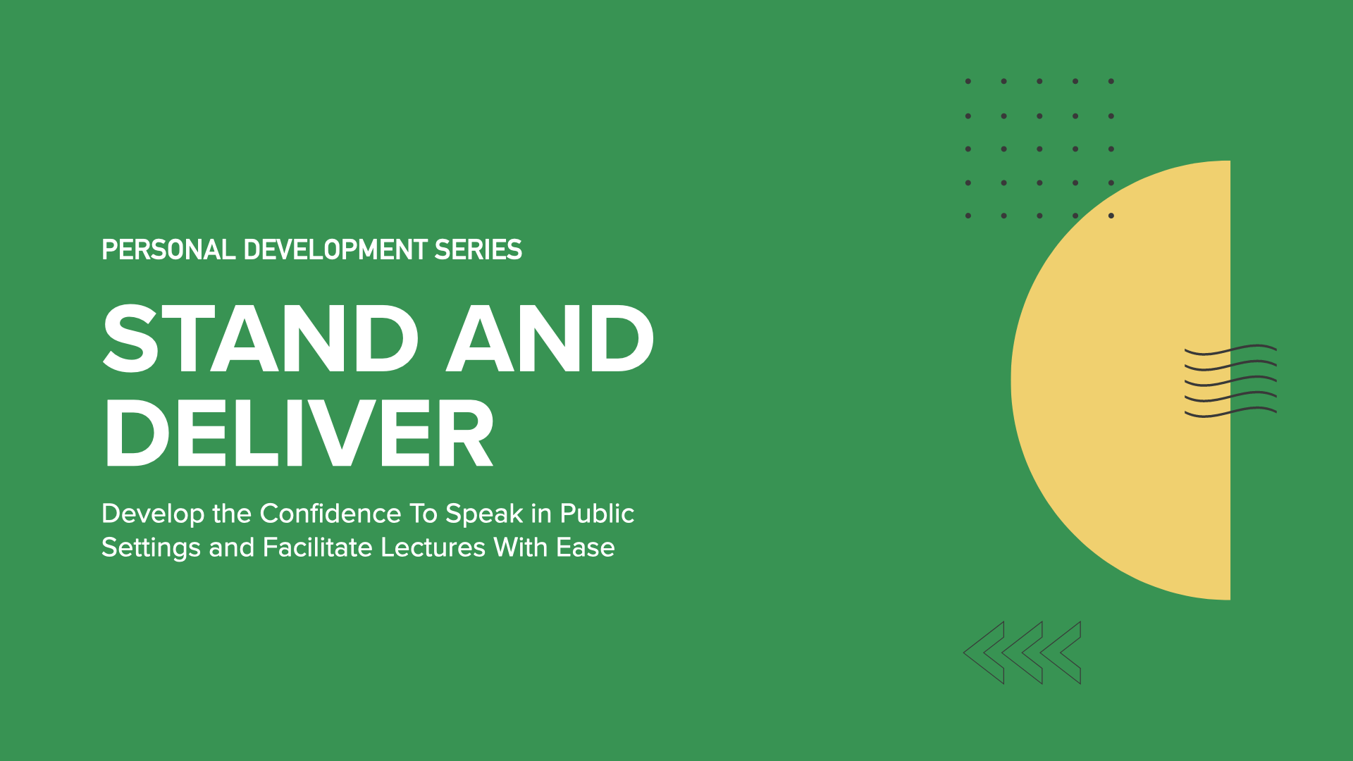 Personal Development Series — thinkdev