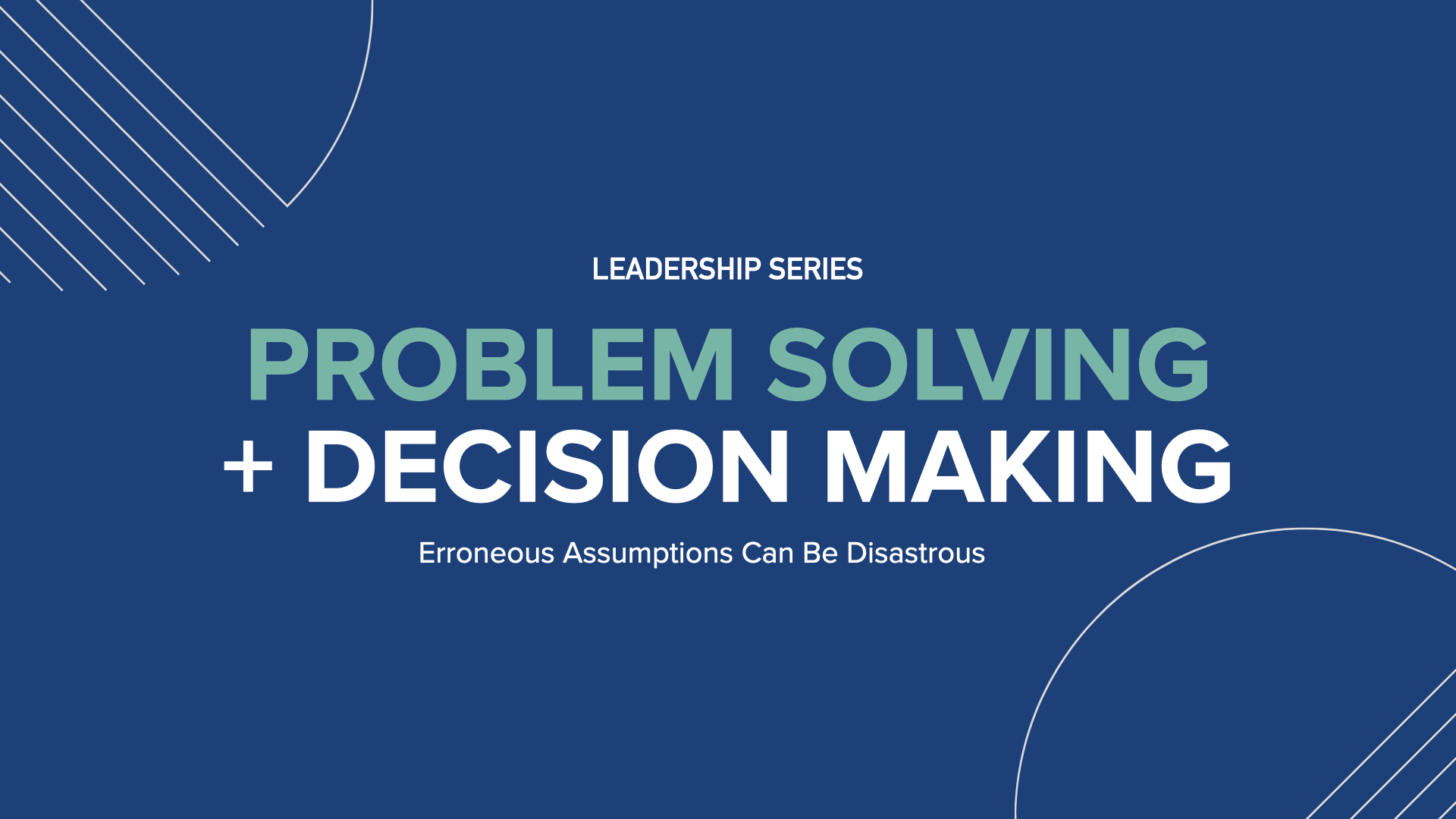 Leadership Series — thinkdev