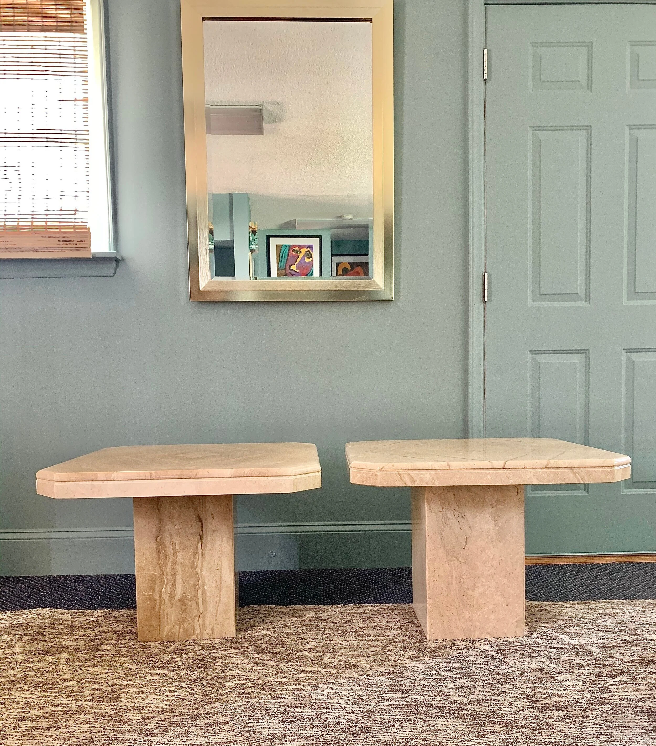 Custom Cube Tables, Pair — Dressing Rooms Interiors Studio