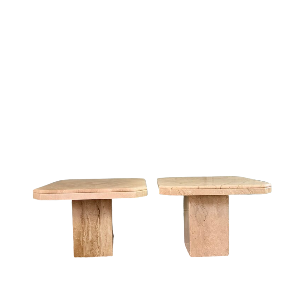 Custom Cube Tables, Pair — Dressing Rooms Interiors Studio