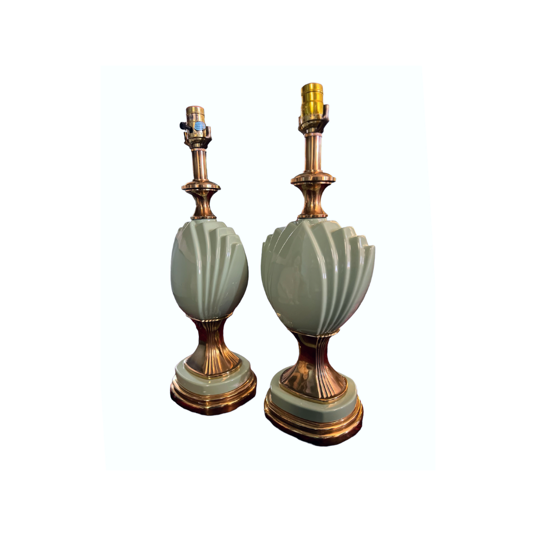 Vintage Yves Klein Blue Pottery Lamps, Pair — Dressing Rooms Interiors ...