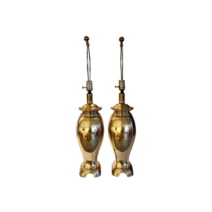 Vintage Yves Klein Blue Pottery Lamps, Pair — Dressing Rooms Interiors ...